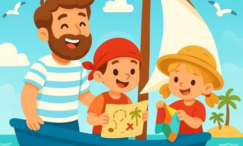 💬 La pequeña pirata Valentina y el tesoro escondido | Cuento de pirata ...
