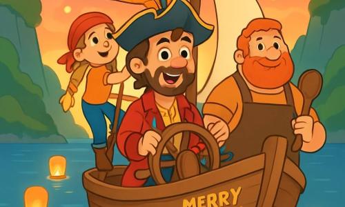 Captain Lila and the Treasure of the Clean Sea | Pirate story | 5-6 ...