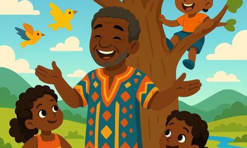 💬 Kofi and the Talking Baobab Tree | African tale | 5-6 years old ...