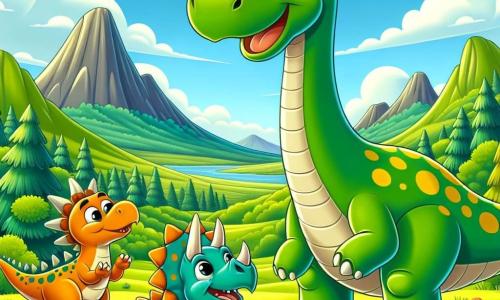 The Time-Traveling T-Rex | Dinosaur story | 5-6 years old | Fantastic story