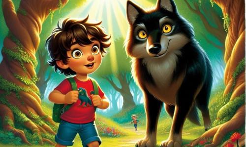 Leo and the Kind Wolf | Tale | 5-6 years old | Big bad wolf