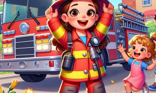 Brave Hearts, Bright Heroes! | Firefighter Story | 5-6 years old ...