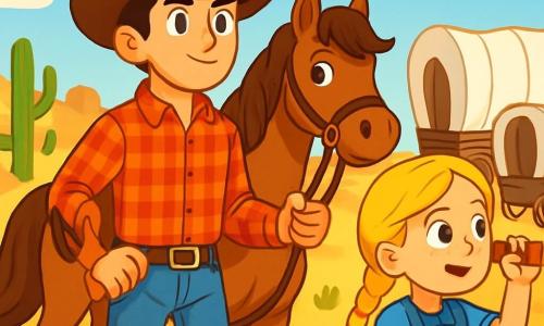 🎧 The Brave Cowboy: A Wild West Tale | Cowboy story | 7-8 years old ...