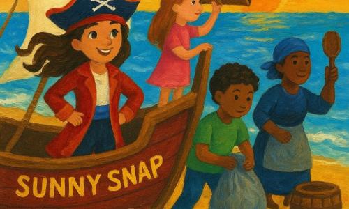 🎧 Captain Jack and the Island Treasure | Pirate story | 5-6 years old ...