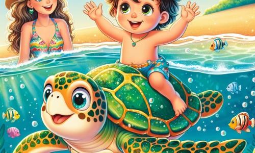 Hugo y la tortuga que cuida el mar | Cuento de viaje bajo el mar | 3/4 ...