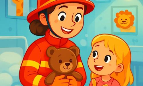 Brave Hearts and Firefighting Art | Firefighter Story | 7-8 years old ...