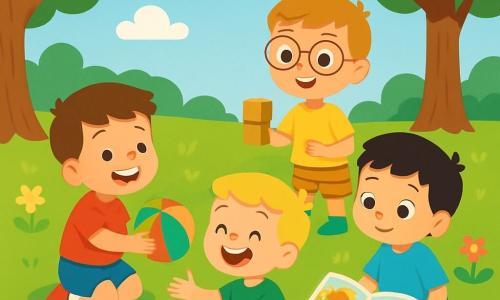 Een toren van vriendschap | Verhaal over vriendschap | 1/2 jaar | Educatief verhaal