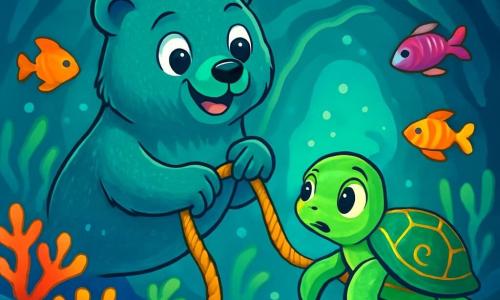 O mapa do mar seguro | História de viagem sob o mar | 5 a 6 anos ...