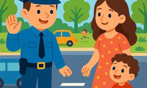 Police Stories for children aged 1-2 years | Oh My Tales