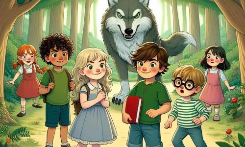 The Clever Girl and the Big Bad Wolf | Tale | 9-10 years old | Big bad wolf