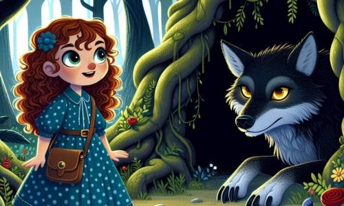 The Clever Girl and the Big Bad Wolf | Tale | 9-10 years old | Big bad wolf