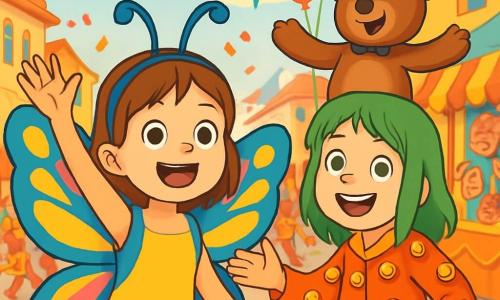 🎧 lena und max im wunderwald: das magische karnevalskostüm-abenteuer ...