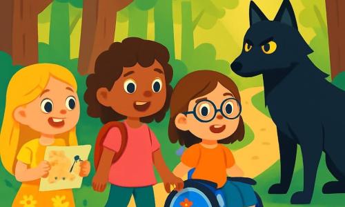 💬 Bunny and the Secret of the Big Bad Wolf | Tale | 3-4 years old ...