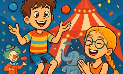 Benny and the Circus Dream | Funny story | 11-12 years old | Circus stories
