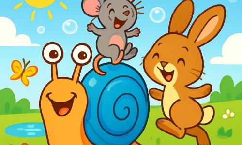 Ellie and the Day of Pink Bubble Giggles | Funny story with an animal ...