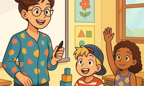 🎧 Miss Emily's Magical Classroom | Story of a teacher | 9-10 years old ...