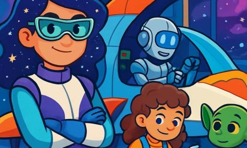 Captain Alex and the Celestial Crystal | Science fiction story | 7-8 ...