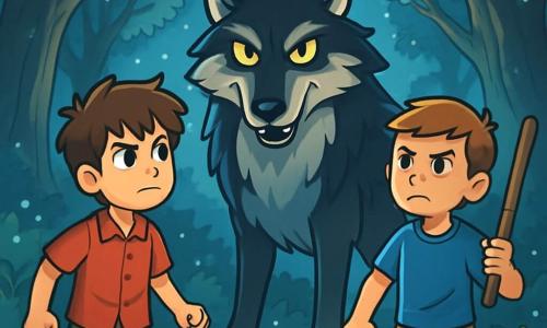 The Compass and the Great Wolf | Big bad wolf | 11-12 years old | Tale