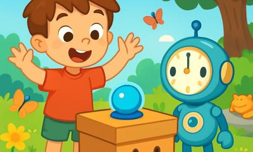 💬 The Tick-Tock Rocket | Time travel story | 3-4 years old ...