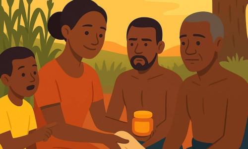 Amina and the Island of Not Yet | African tale | 7-8 years old | Tale