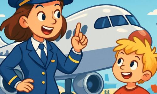 The Sky Full of Dreams | Pilot's story | 5-6 years old | Story about a ...