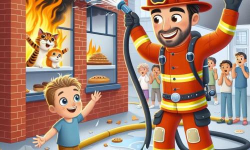 💬 Firefighter Fred’s Amazing Day | Firefighter Story | 5-6 years old ...