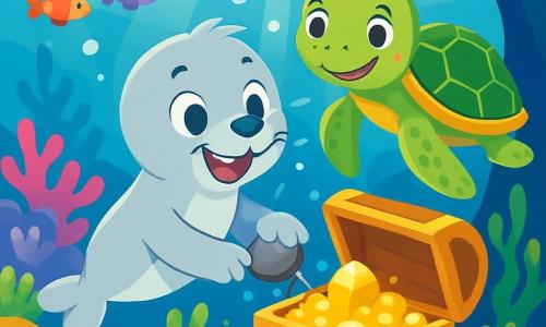 O mapa do mar seguro | História de viagem sob o mar | 5 a 6 anos ...