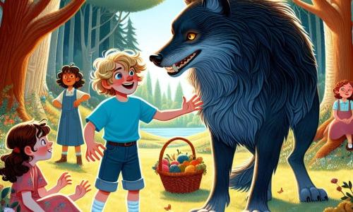 The Clever Girl and the Big Bad Wolf | Tale | 9-10 years old | Big bad wolf