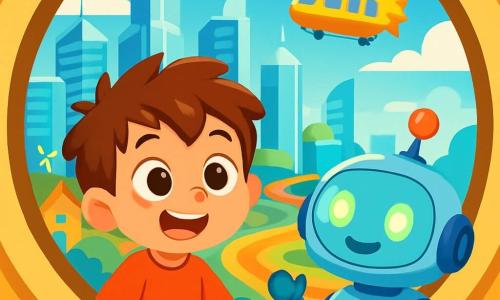 Joey and the Malfunctioning Robots | Story of a futuristic city | 3-4 ...