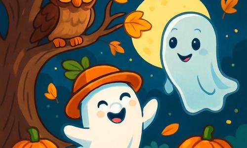 🎧 Tommy and the Friendly Ghost: A Halloween Adventure | Halloween story ...