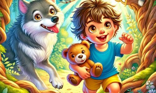 🎧 The Kind Wolf's Secret | Big bad wolf | 3-4 years old | Audio story ...