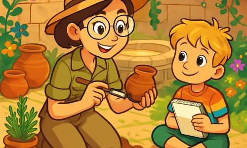Fiona and the Phoenician Treasure | Archaeologist Story | 7-8 years old ...
