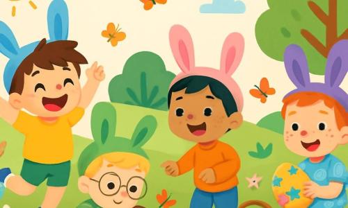 The Great Easter Egg Adventure | Story about Easter | 1-2 years ...