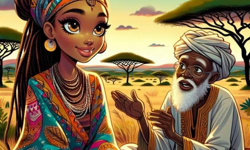 Amina and the Sacred Stones | African tale | 11-12 years old | Tale