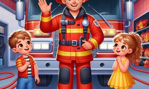 Brave Hearts and Fire Trucks | Firefighter Story | 5-6 years old ...