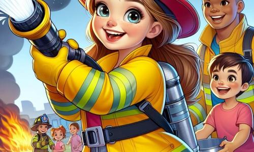 💬 A Day With Firefighter Fred | Story about a profession | 3-4 years ...