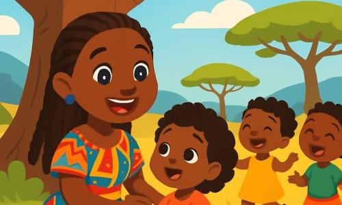 Ama and the calabash of memory | African tale | 3-4 years old | Tale