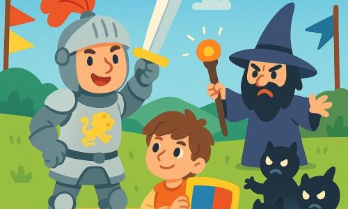 The Brave Knightess and the Enchanted Castle | Knight's story | 3-4 ...