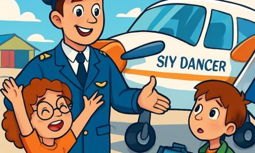 Captain Jack's Sky High Adventure | Pilot's story | 9-10 years old ...
