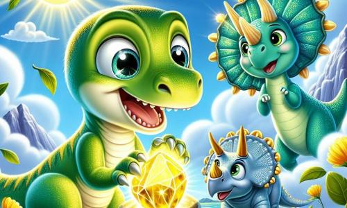 The Dino Adventure: Spike and the Lost Little Dinosaur | Dinosaur story ...