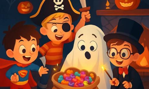💬 La gran noche de dulces de Lucía | Cuento de Halloween | 5/6 años ...