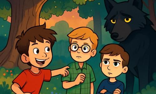 The Compass and the Great Wolf | Big bad wolf | 11-12 years old | Tale