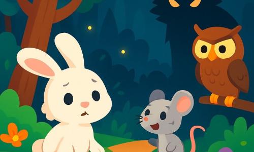 🎧 The Kind Wolf's Secret | Big bad wolf | 3-4 years old | Audio story ...