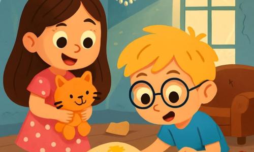 Little rabbit and the missing star | Story of little detectives | 3-4 ...