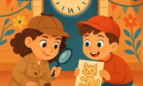 The Mystery of the Blue Ribbon Book | Detective story | 5-6 years old ...