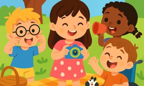 The Great Meadow Contest | Funny sibling story | 3-4 years old | Funny ...